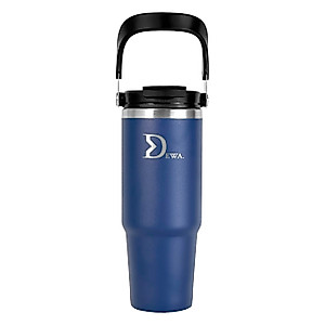 DEWA Iceflow stainless steel Tumbler | 30 oz Tumbler with Double Flip Straw | Premium Insulated Stainless Steel | Keeps Drinks Cold For 24 Hours, Hot For 12 Hours | BPA -Free & Built to Last.