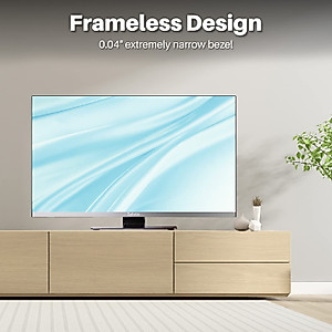 SYLVOX Smart RV TV, 24 inch TV with DVD Player Built-in, 12 Volt TV for RV Camper 1080P FHD, Android Smart Free Download APPs, Support WiFi Bluetooth, 2 HDMI & 2 USB, AC/DC Powered, Frameless Design