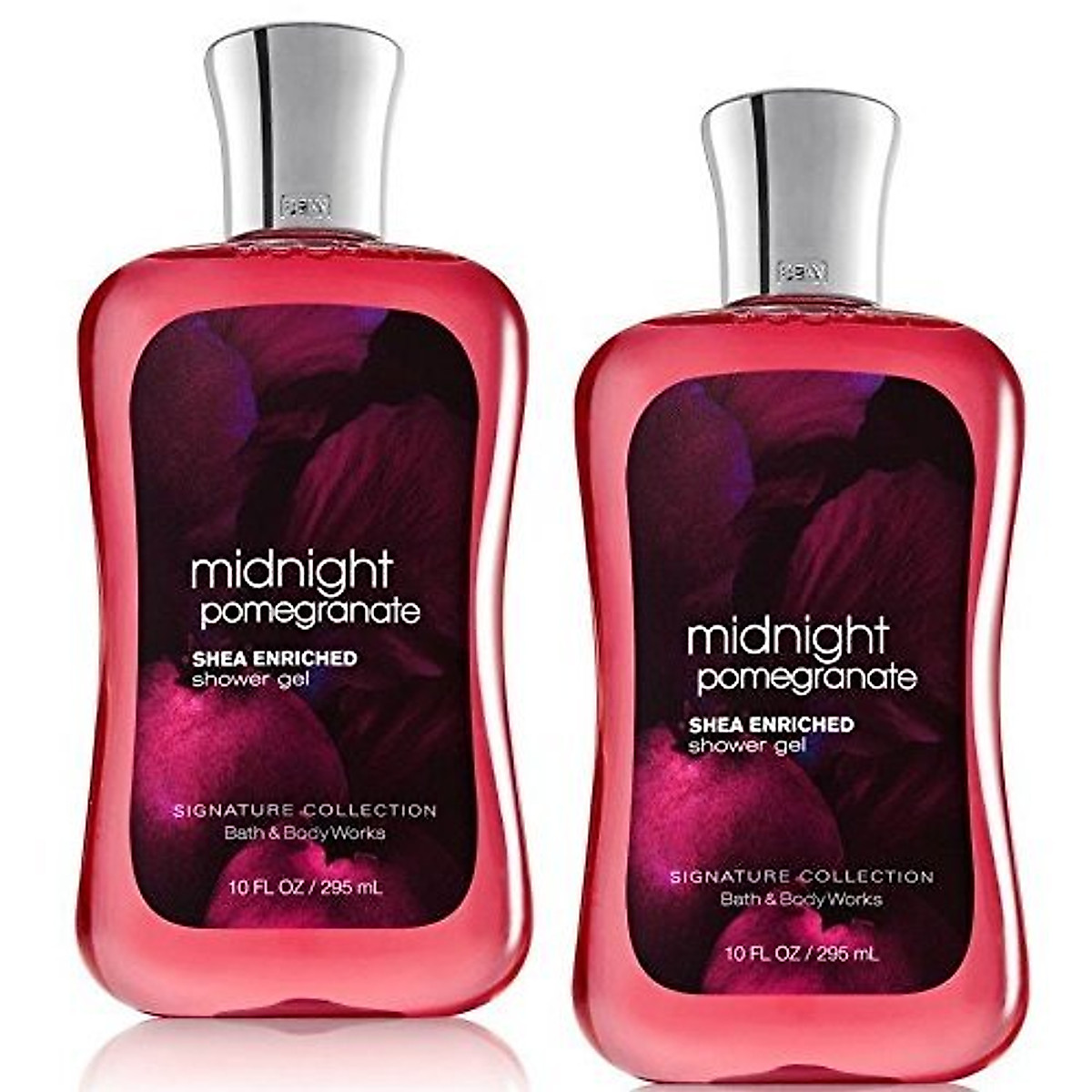 2 X Midnight Pomegranate Shea Enriched Shower Gel 10 Fl Oz (Set of Two)