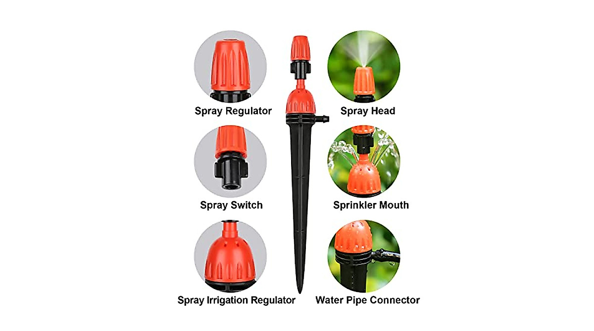 Adjustable Drip Irrigation Emitters for Efficient Garden Watering