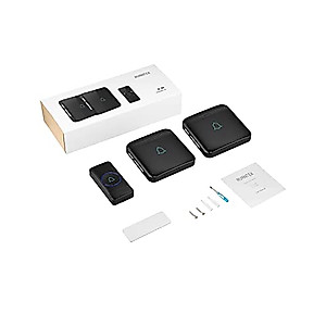Wireless Doorbell, AVANTEK D-3B Waterproof Door Chime Kit Operating at over 1300 Feet with 2 Plug-In Receivers, 52 Melodies, CD Quality Sound and LED Flash