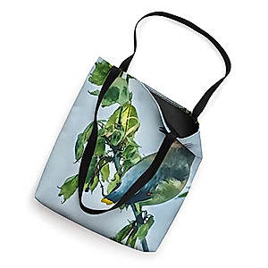 Cedar Waxwing Bird Watercolor for Wild Bird Lovers Tote Bag