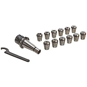 HHIP 3900-0505 ER-32 NMTB 40 Spring Collet Chuck Set, 14-Piece