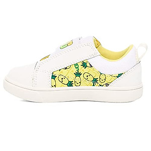 UGG Unisex-Child Rennon Low Pineapple Stuffie Sneaker, Pineapple, 10 Toddler