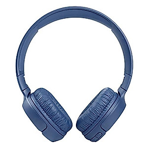 JBL Tune 510BT: Wireless On-Ear Headphones with Purebass Sound - Blue, Medium