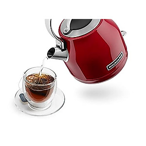 KitchenAid KEK1222ER 1.25-Liter Electric Kettle - Empire Red,Small