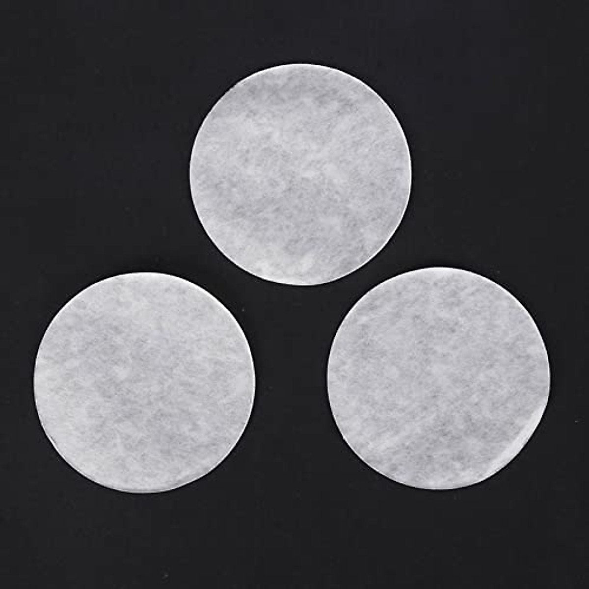 YYQTGG Coffee Filters, Paper Filters 60mm Round Coffee Maker Filters Safe Moka Pot Filter Unbleached Paper Heat Resistance for Coffee Mocha (Brown)