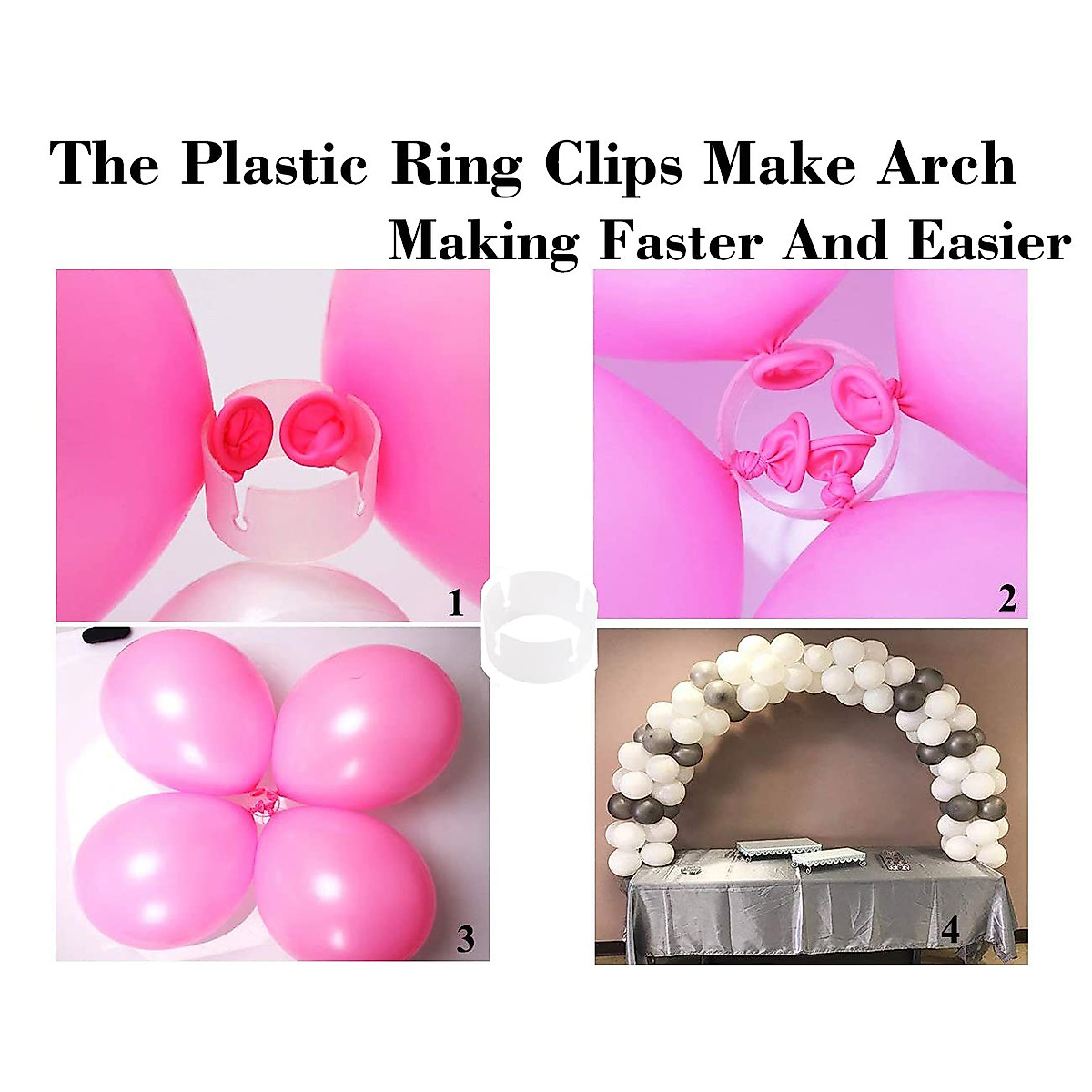 LANGXUN 12ft Table Balloon Arch Kit For Birthday Decorations, Party ,Wedding and Graduation Decorations, Christmas Decorations Baby Shower Bachelor Party Supplies