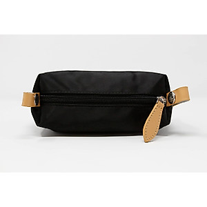 DOMINIE Liner for Clear Handbag Small Clutch Removable/Interchangeable Liner - Shiny Black Liner, Tan Tabs (Tan Clutch Sold Separately)