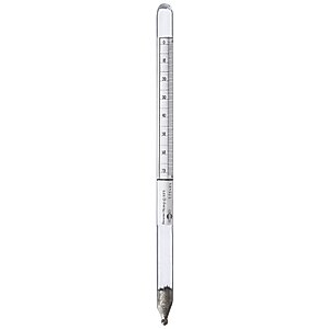 Chase Instruments BH14 Baume Precision Hydrometer, 0 to 70 Range, 0.10mm Interval, 300mm Length
