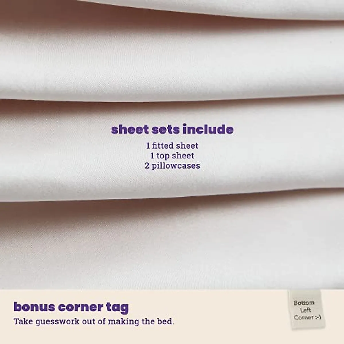 Sheets & Giggles 100% Eucalyptus Lyocell Sheet Set - All-Season, Responsibly Made, Naturally Cooling, Super Soft, Moisture-WicQueen, Temperature Balancing, Vegan – Queen, Pearl