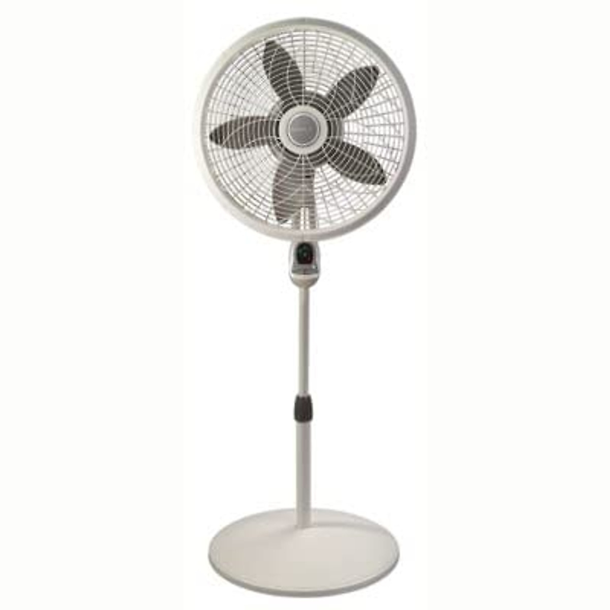 Lasko 18" 3 Speed Elegance & Performance Pedestal Fan with Remote (White) 1850 (Renewed)