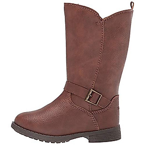OshKosh B'Gosh Girls LUMI Fashion Boot, Chocolate 2020, 5 Toddler