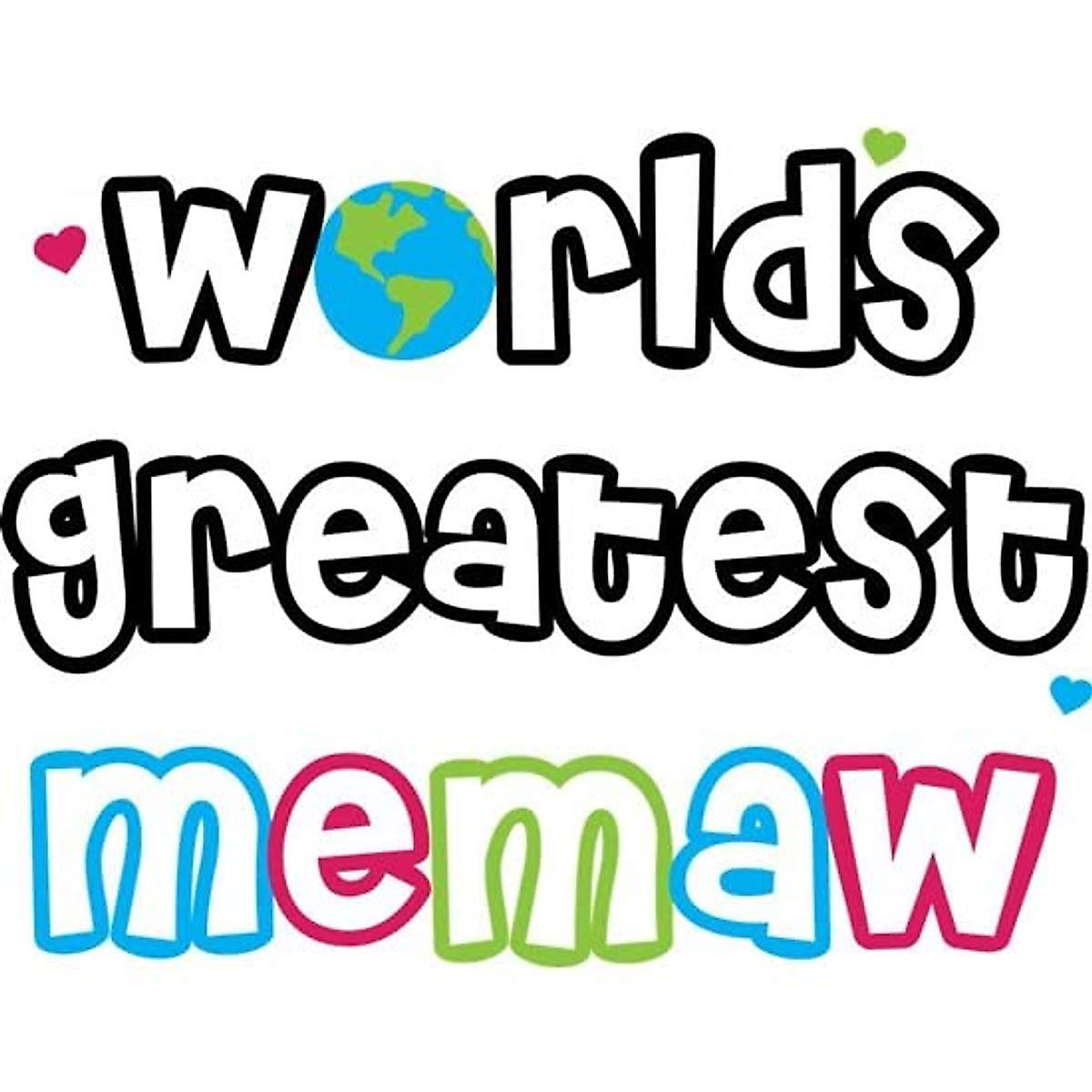 CafePress World's Greatest Memaw! Mug Ceramic Coffee Mug, Tea Cup 11 oz