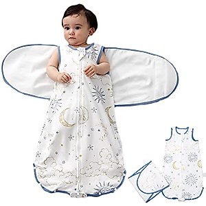 ERAY Baby Sleep Sack 6-12months -Baby Swaddle Sleepsack Baby Easy Transitional Sack Adjustable Wearable Blanket for Boys and Girls