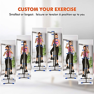 ANCHEER Climber Vertical Climber for Home Use Indoor Folding Climbing Machine with Adjustable Height & LCD Display for Home Office and Gym Simple Assembly