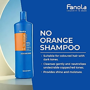 Fanola No Orange Shampoo Package (350 ml) Pack of 2