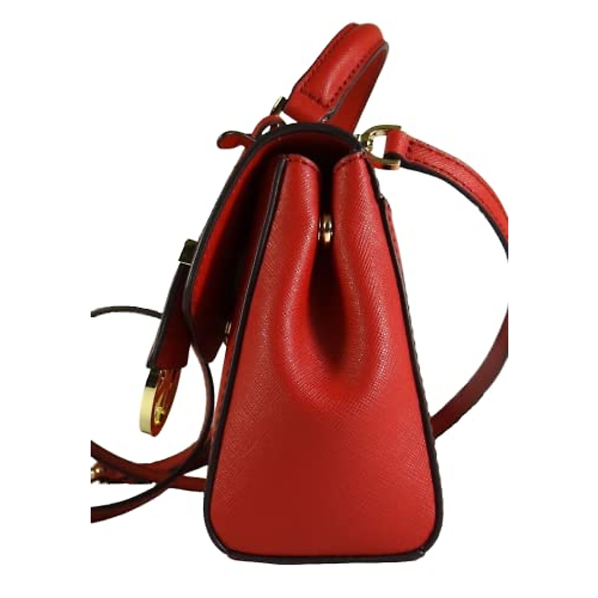 Micharl Kors Crimson Saffiano Leather Jet Set Ava Extra Small XS Crossbody