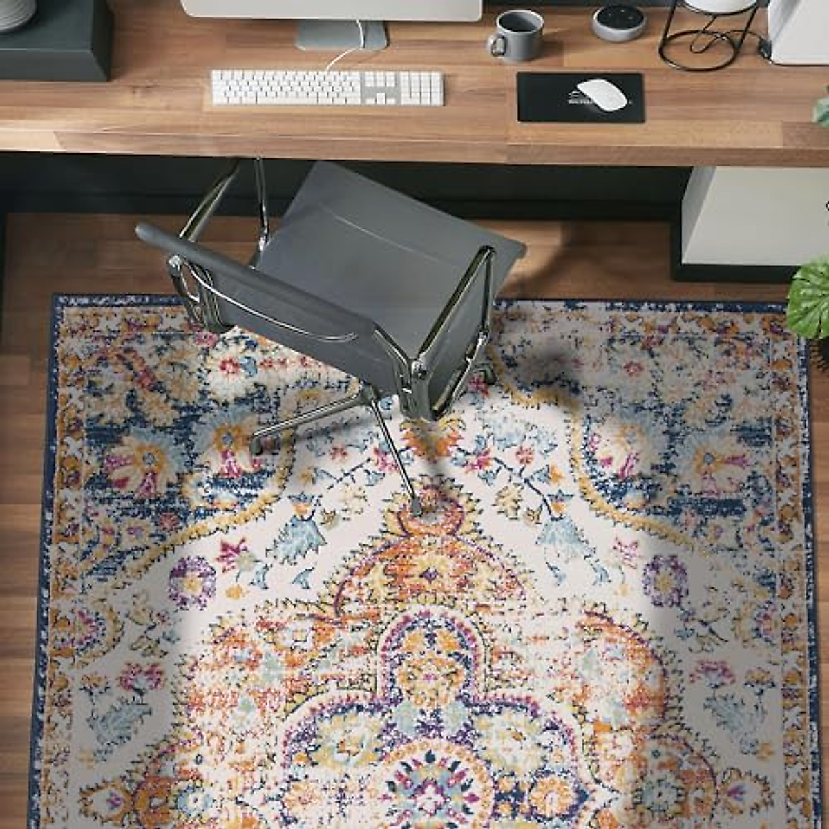 Rugshop Vintage Distressed Bohemian Area Rug 3'3" x 5' Multi