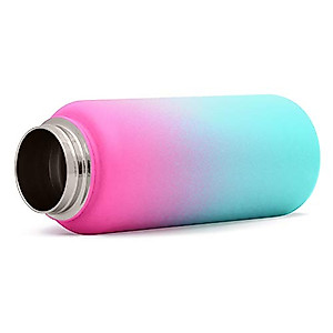 Simple Modern 84oz Water Bottle, Insulated Reusable Wide Mouth Stainless Steel Metal Flask with Flip Lid, Ombre: Sorbet