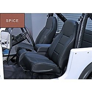 Rugged Ridge 13401.37 Seat, High-Back, Front, No-Recline, Spice; 76-02 CJ/Wrangler YJ/TJ