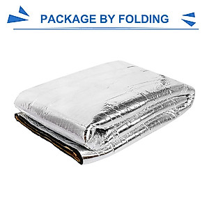 uxcell 394mil 16.36sqft Car Noise Sound Deadener Deadening Insulation Mat Waterproof 60 x 40 Inches