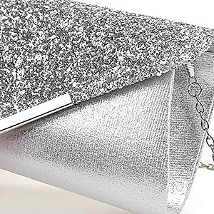 Gionforsy 1920s Party Handbag (Silver)