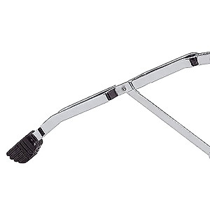 Meinl Percussion Djembe Stand with Double Braced Tripod Legs-NOT Made in China-Equpped with Rubber Padded Hooks, Fully Height and Angle Adjustable, 2-Year Warranty, Black (TMD)