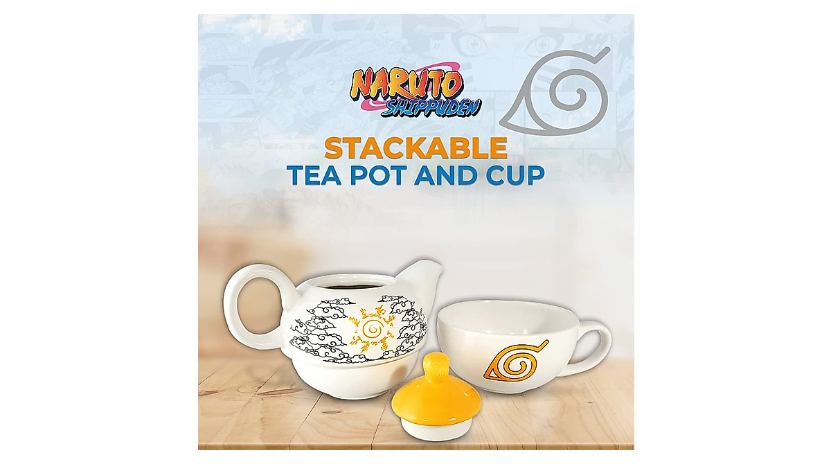 Naruto Shippuden Tea Cup Set | Enjoy Your Favorite Beverages