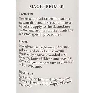 Amber Lash Magic Primer (6.0 fl.oz/180ml) Super Gentle Eyelash Extension Primer to Increases Adhesive Strength and Bonding Retention on Natural Lashes, Remove Makeup Residue, Oil, and dust from lashes