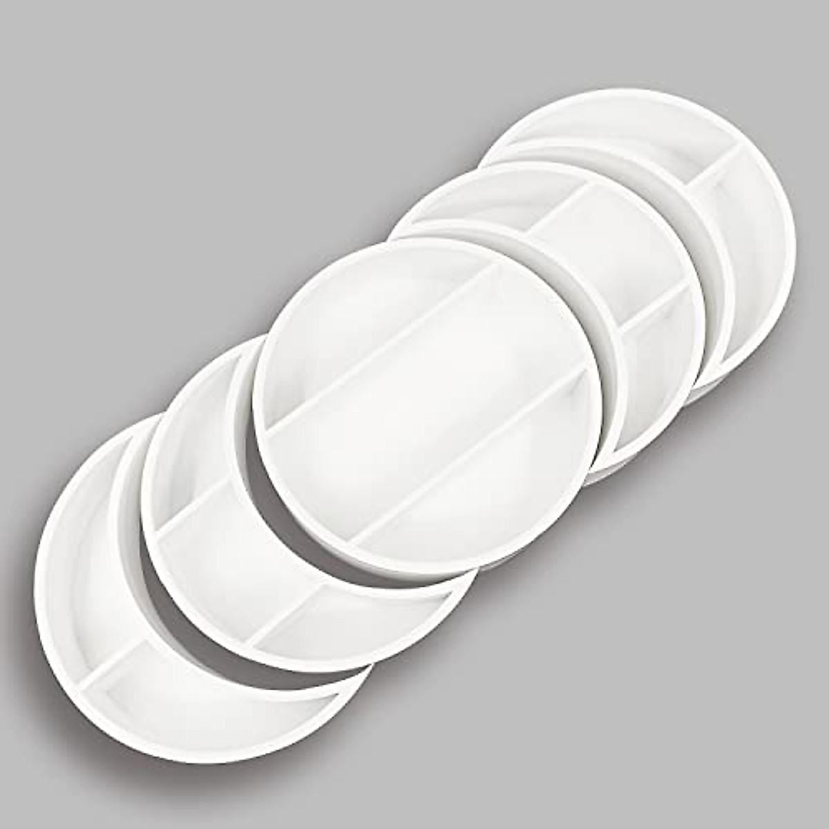 Lmaray 5 Pieces 10" White Moon Phase Shelf Set, Solid Wood, Bed Sofa Wall Decor Storage Rack, Moon Decors Crystal Display Shelf, Boho Shelf Decor Moon Shelf, Crescent Floating Shelves, Witch Gift