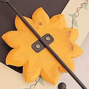 qiguch66 Wall Hooks for Home Kitchen Bathroom, Creative Household Ladybug Flower Resin Keys Coat Hat Wall Hook Home Decoration - White