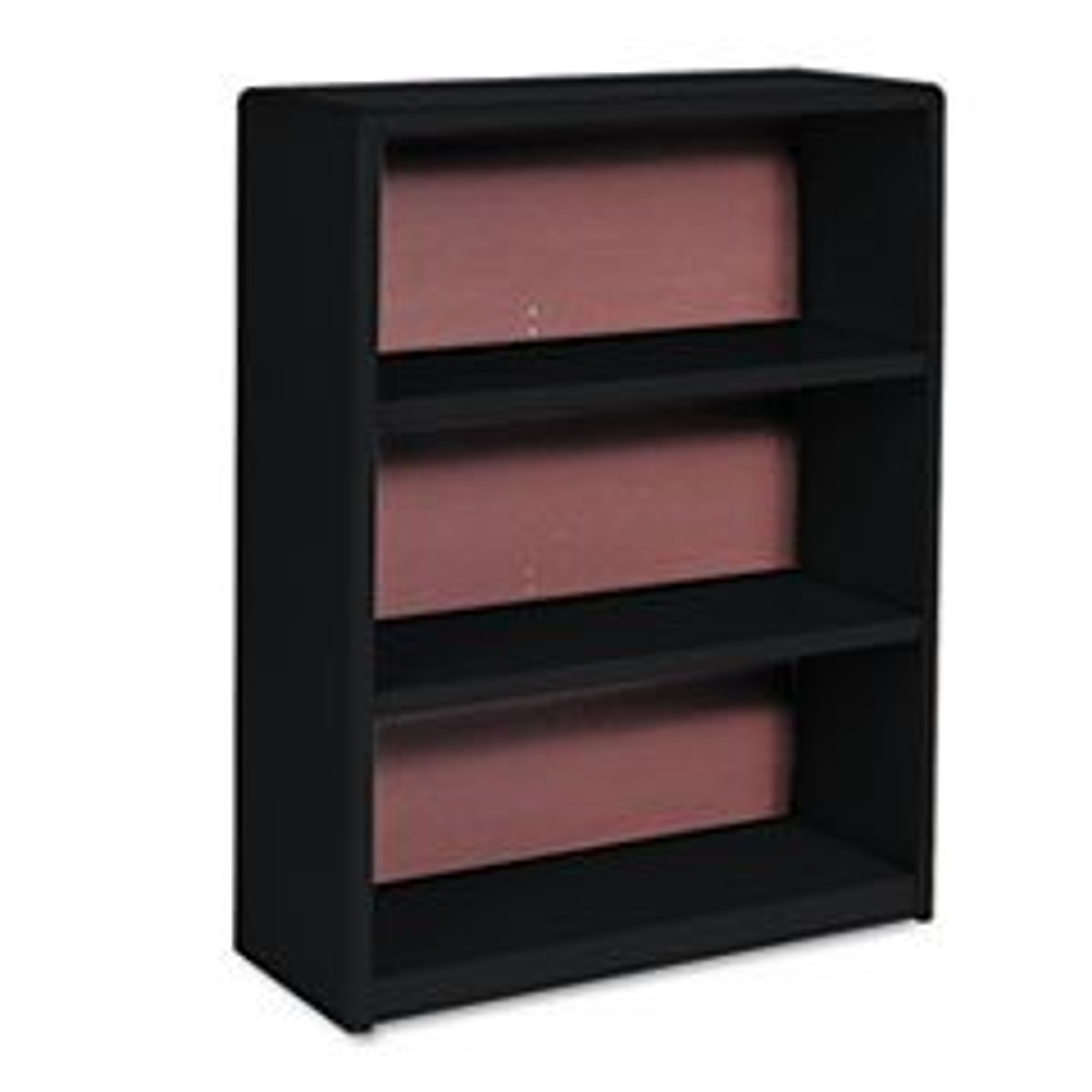 Safco Products 7171BL ValueMate Economy Bookcase, 3-Shelf, Black