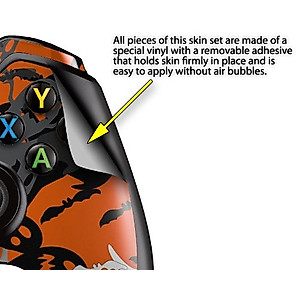 WraptorSkinz Decal Style Vinyl Skin Wrap compatible with XBOX One Original Wireless Controller Halloween Ghosts - (CONTROLLER NOT INCLUDED)