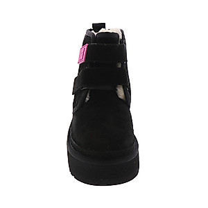 UGG Unisex-Child Neumel Platform Boot, Black, 2