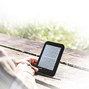 E-Book Reader, E-Book Reader E-Ink, Flexibility 1024 X 768 Resolution Displ 300DPI Blue Cover for Clock Dictionary Calculator Calendar Comics(Black, 8G)