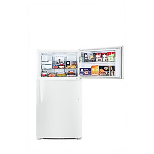 Kenmore Top-Freezer Refrigerator with Ice Maker and 21 Cubic Ft. Total Capacity, White