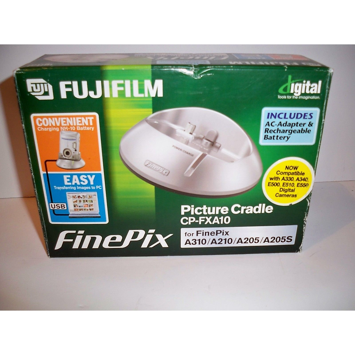 Fujifilm FinePix CP-FXA10 Universal Cradle for A205, A210, A310, A330, A340, E550, E510 & E550 Digital Cameras