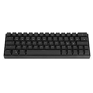 Yunseity PC Gaming Keyboard, 2.4G Wireless Bluetooth Type C Wired Keyboard Compact Mini Mechanical Keyboard with White Light for Laptop PC, Plug and Play(Brown Switch)