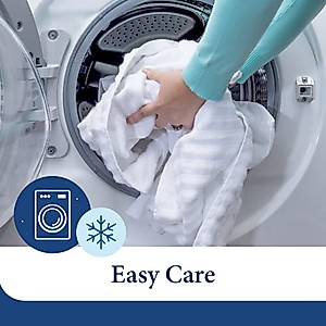 Cosy House Collection Luxury Rayon Derived from Bamboo Blend 2-Pack Towel Set - Ultra Soft, Absorbent and Quick Drying - Plush Cotton Hotel Spa Quality - 15" x 26" (Hand Towel, White)