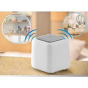 Monoprice Whole Home Mesh Wi-Fi System, Wi-Fi Router and 2 Satellite Extenders, Quick Setup by Touch Link Technology Covers Entire Home up to 4500 sq. ft.
