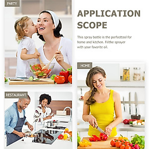 Cabilock Spray Bottle Olive Oil Spray Cooking Gadgets Oil Dispenser Container Oil Bottles for Kitchen .oil Dispenser Kitchen Gadgets Kitchen Oil Container Oil Holder Oil Sprayer for Cooking