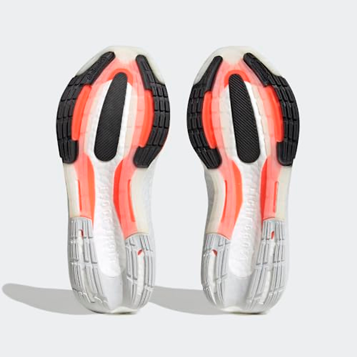 adidas Men’s Ultraboost Light Running Shoes (Ultraboost 23) Running Shoe, White/Black/Solar Red, 10.5 US Men