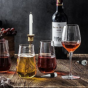 Stainless Steel Wine and Beverage Bottle Stoppers Ball Designed Wine Bottle Corks Tapered Storage Crafts Art DIY (20)