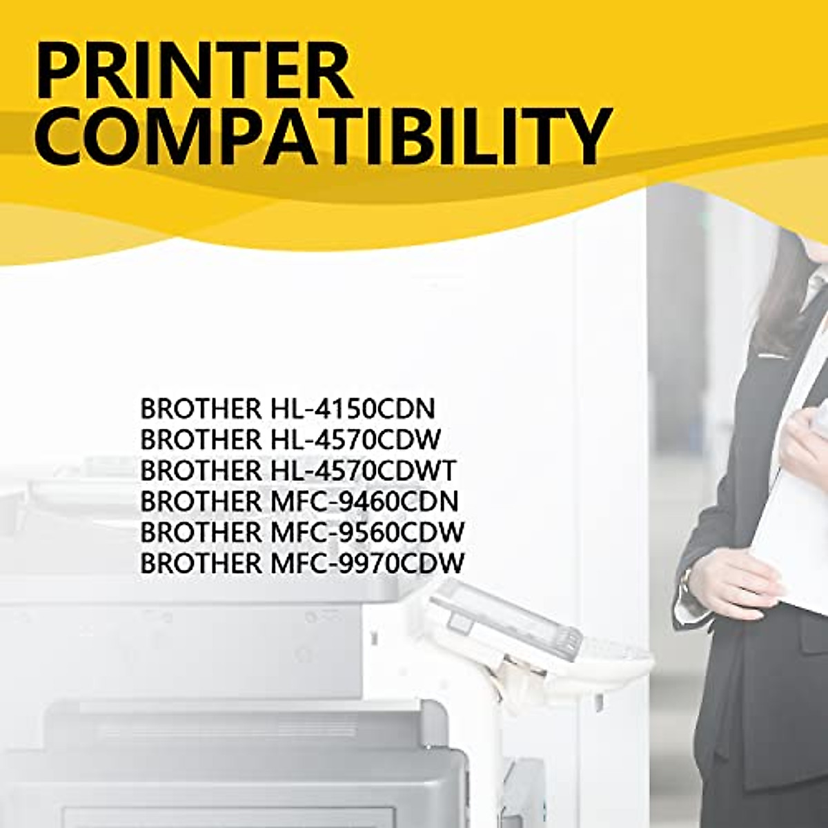 ZHANBO DR310 Remanunfactured Imaging Drum Unit 25,000 Pages DR310CL Compatible with Brother MFC-9460CDN MFC-9560CDW Printers