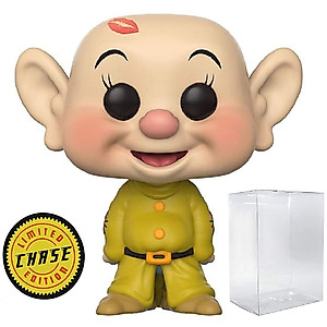 Disney: Snow White and the Seven Dwarfs - Dopey Limited Edition Chase Funko Pop! Vinyl Figure (Includes Compatible Pop Box Protector Case)