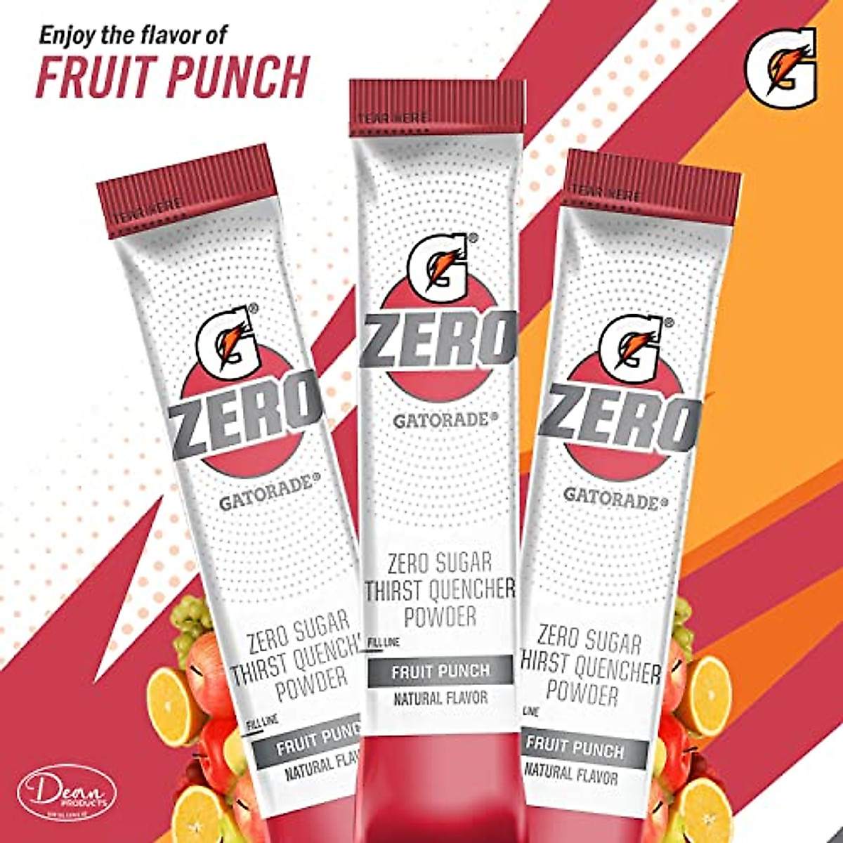 Gatorade Zero - Gatorade Powder - Gatorade Zero Powder Packets - Gatorade Powder Packets - Gatorade Packets - Gatorade Powder Zero - Gatorade Zero Sugar - Gatorade Powder Mix Variety - Dean Products
