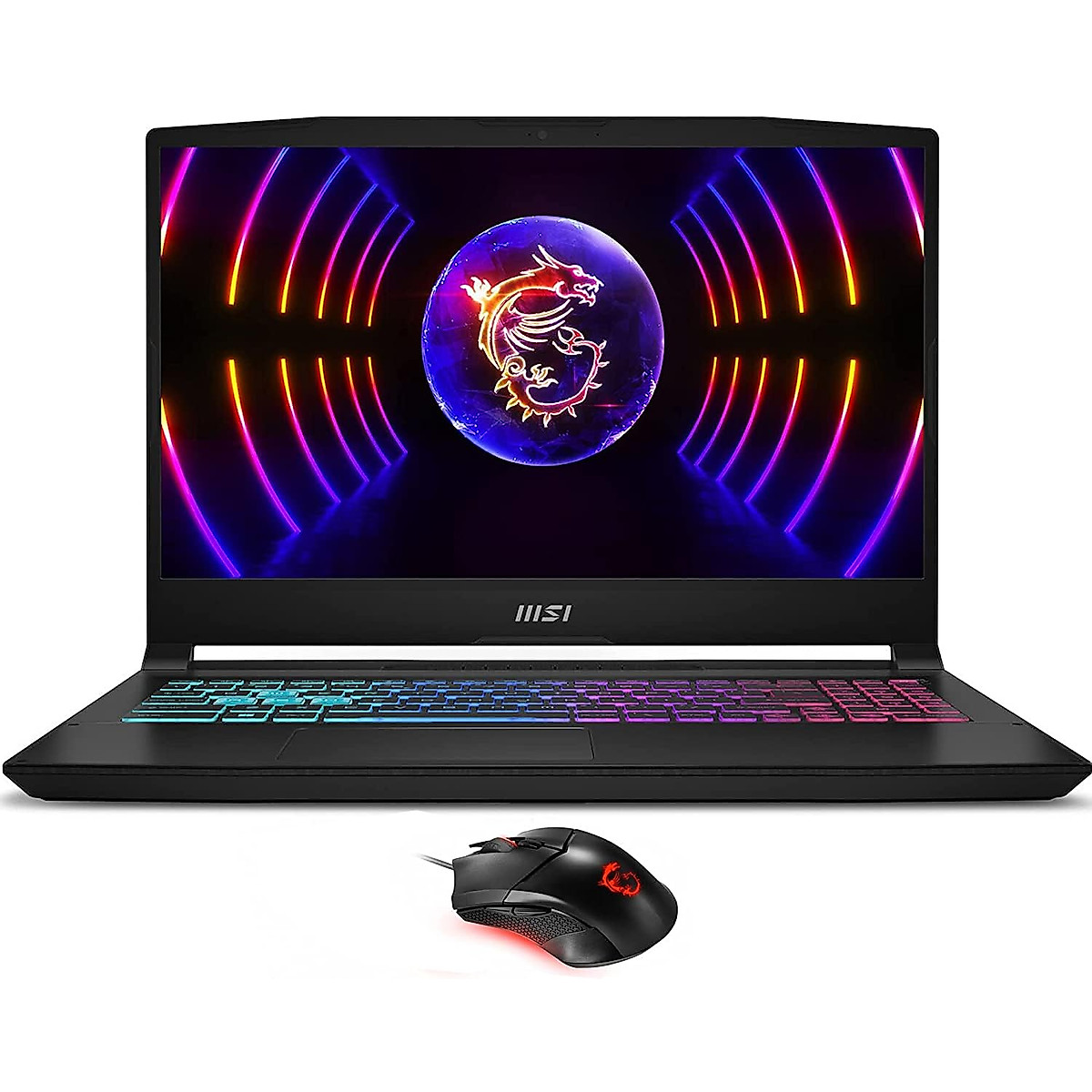 MSI Katana 15 Gaming & Entertainment Laptop (Intel i7-12650H 10-Core, 64GB DDR5 4800MHz RAM, 4TB PCIe SSD, GeForce RTX 4070, 15.6" 144Hz Full HD (1920x1080), WiFi, Win 10 Pro) with USB-C Dock