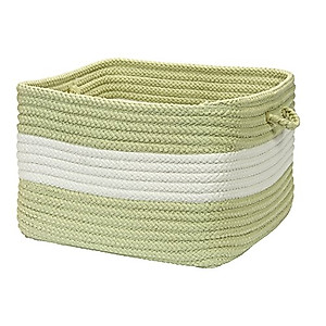 Colonial Mills Montego Utility Basket, 14 by 10-Inch, Lime Twist