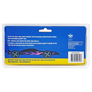 Boy Scouts of America Official Pinewood Derby Car Kit - Precut Muscle Car